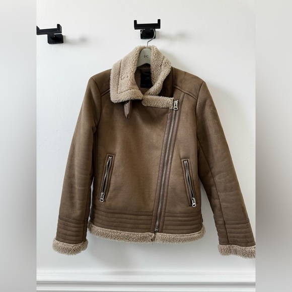 Zara | Jackets & Coats | Zara Small Aviator Jacket | Poshmark